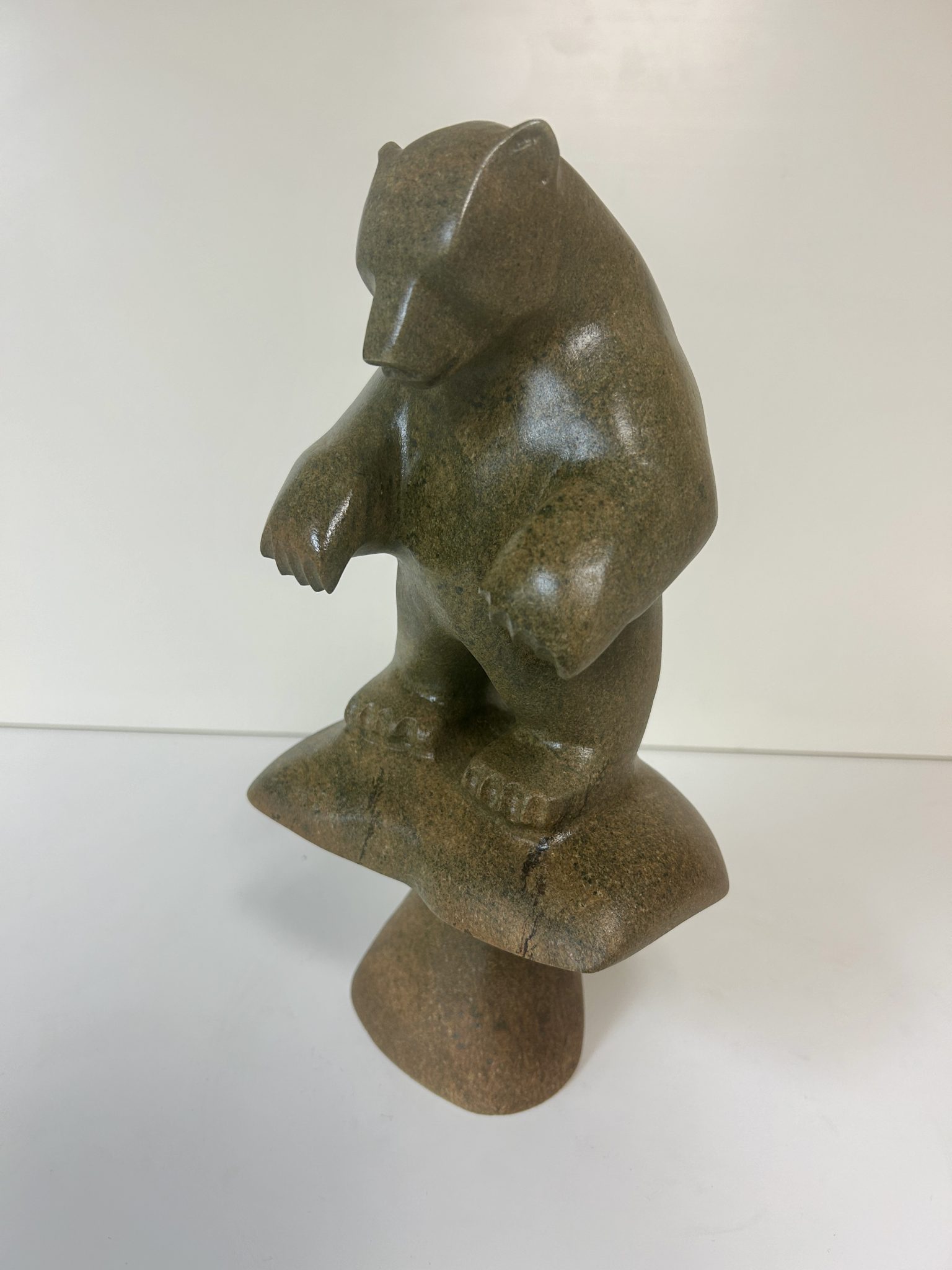 “Diving off the Whale’s Tail” original soapstone carving by Anthony ...